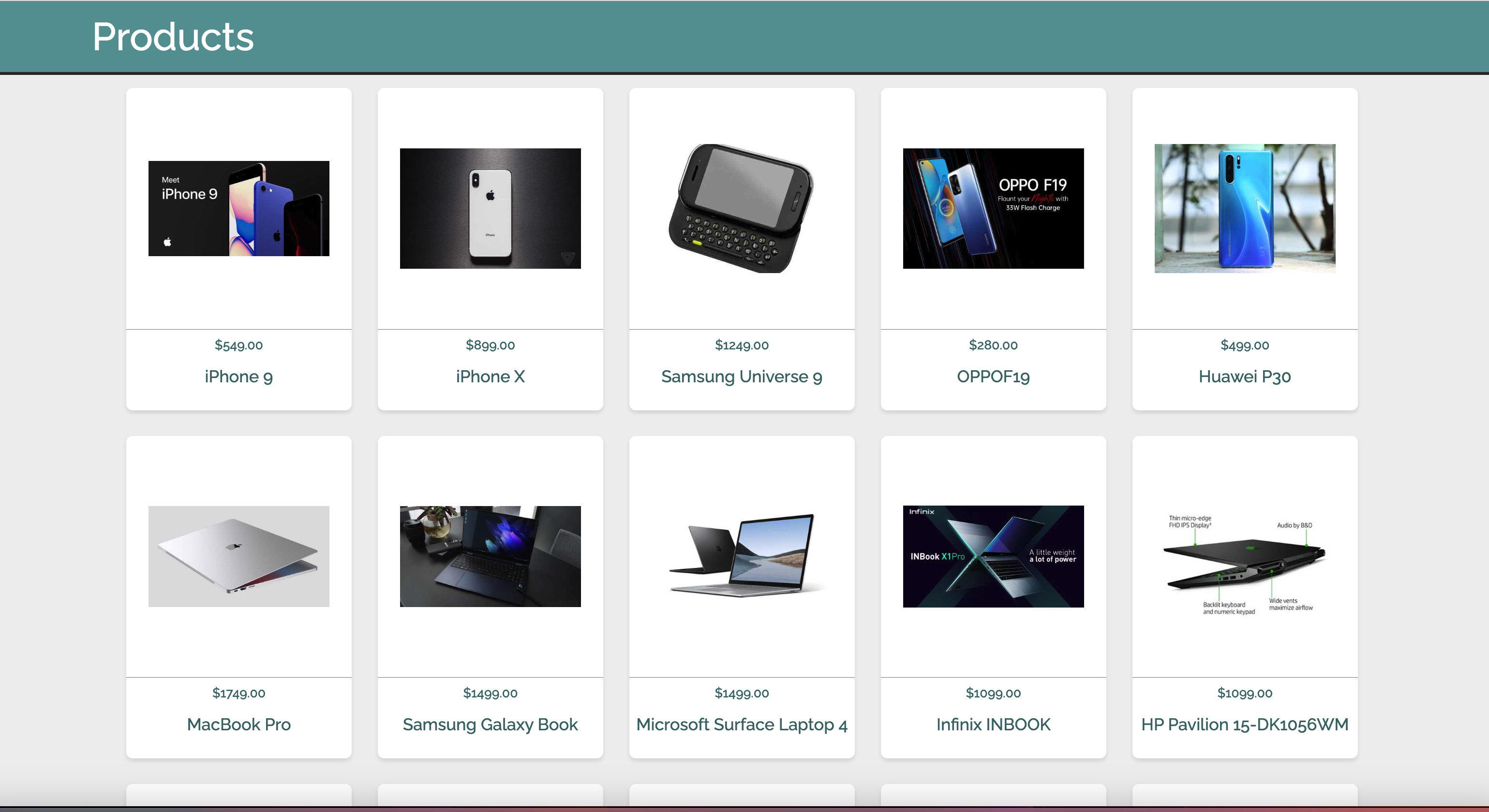 Assignment List | MAD9014